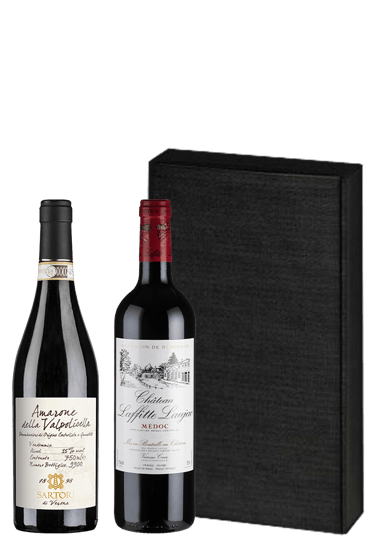 2er-Rotwein Geschenkset Premium von