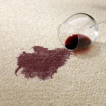Weinflecken Aus Teppich