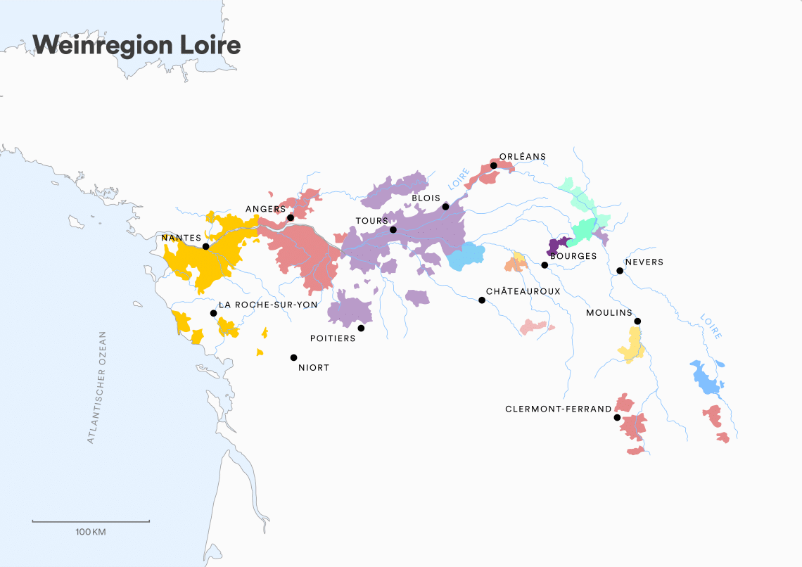 Loire: an der Nordwestgrenze des europäischen Weinbaus